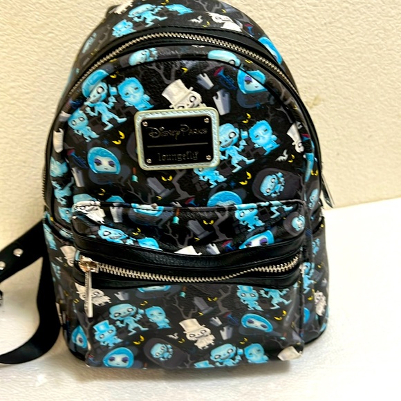 Loungefly | Bags | Loungefly Disney Black And Blue Backpack | Poshmark